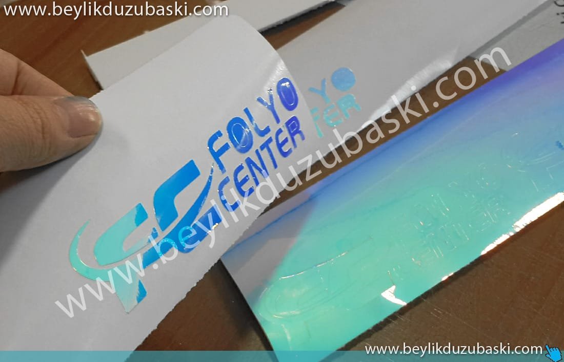 Ürün Üzeri folyo kesim, logo ve yazı kesimleri - Beylikdüzü Baskı ...