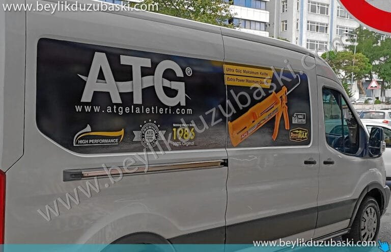 Araç üzerine reklam giydirme - Beylikdüzü Baskı Merkezi, Ozalit