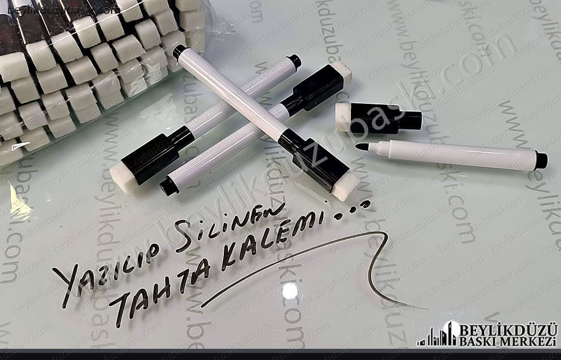 Silgili Beyaz Yazı Tahta Kalem ucuz ürün - Beylikdüzü Baskı Merkezi, Ozalit