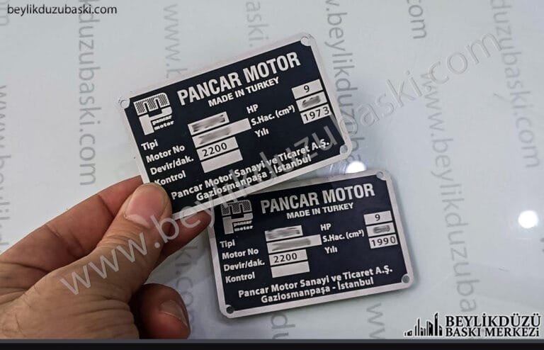 Mercury Mercruiser, deniz motor etiketi - Beylikdüzü Baskı Merkezi, Ozalit